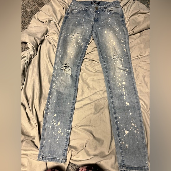 Boom Boom Jeans | Jeans | 325 Boom Boom Jeans Distressed Bleach Spots ...